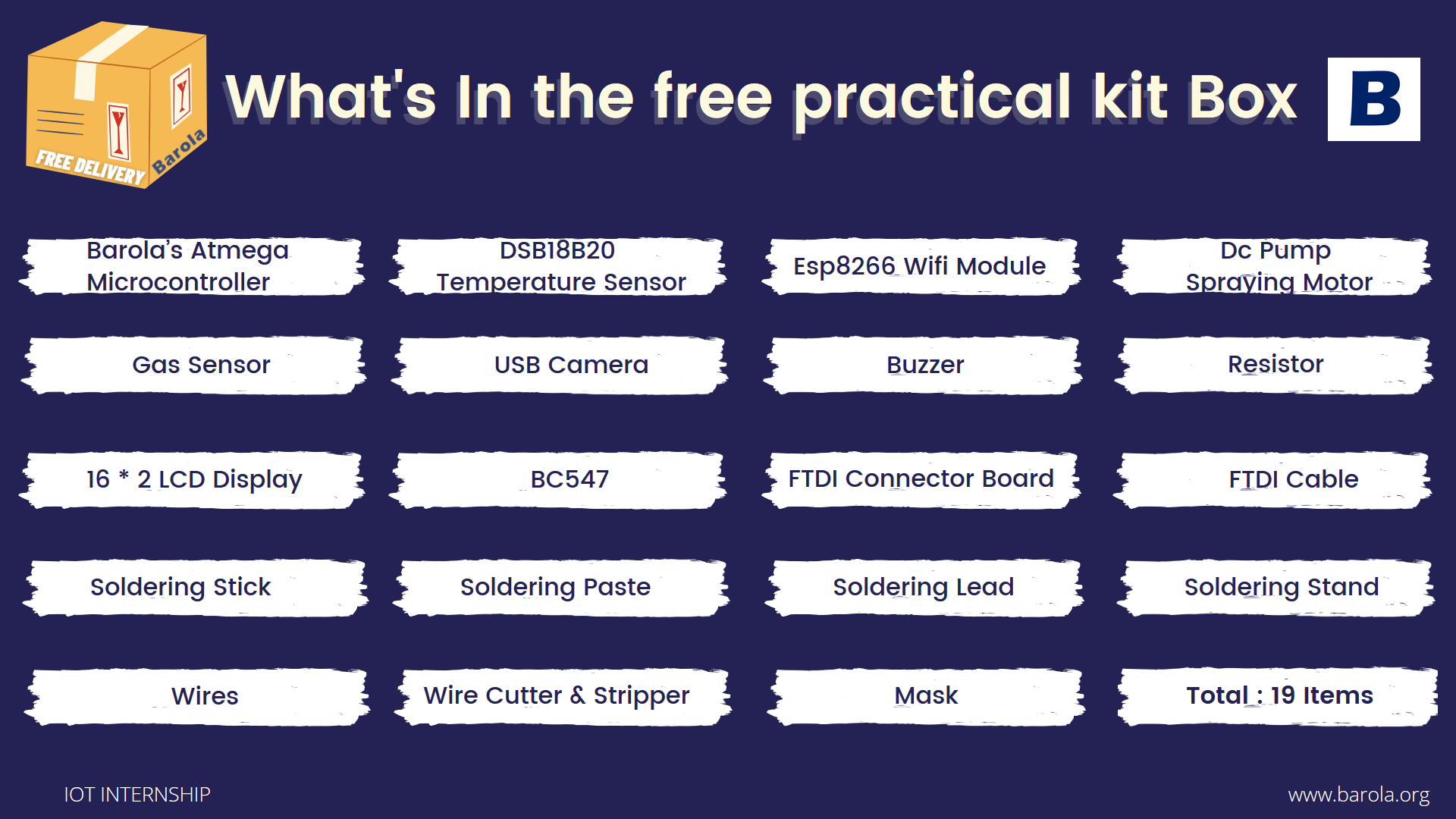 whats in the barola iot box | Barola Technologies Internship | Online ...